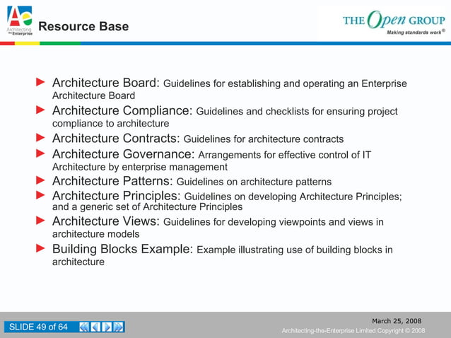 Understanding and Applying The Open Group Architecture Framework (TOGAF) | PPT