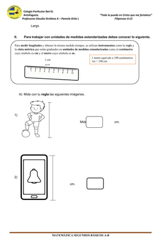 1° Cuaderno de medidas y longitud para primaria | PDF