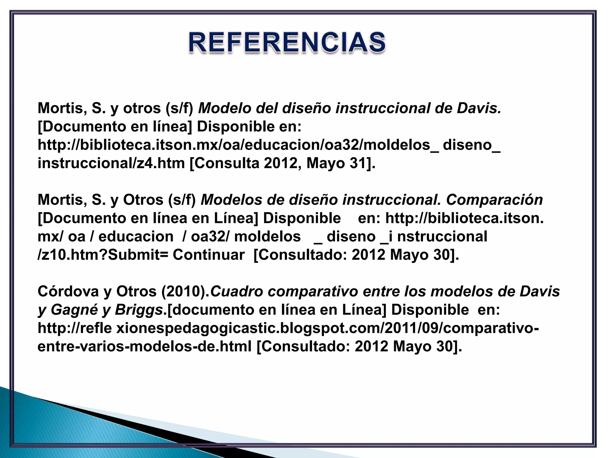 1 cuadros comparativos entre los diseños de gagné y davis (microclase ...
