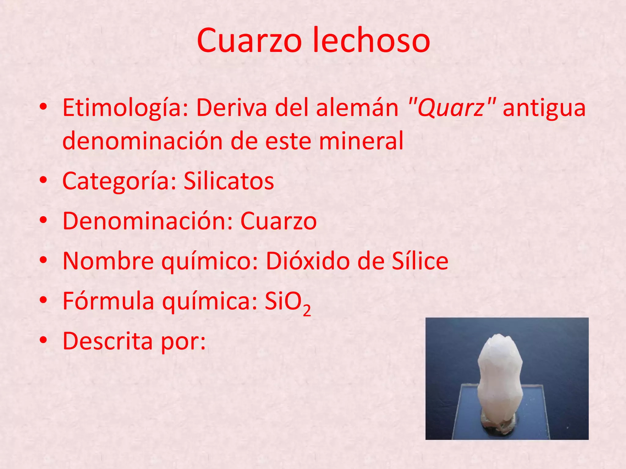 1 cuarzo lechoso 1 d tania diaz | PDF | Science