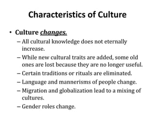 General Introduction to Culture | PPT
