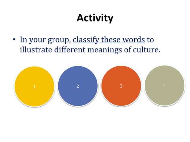General Introduction to Culture | PPT
