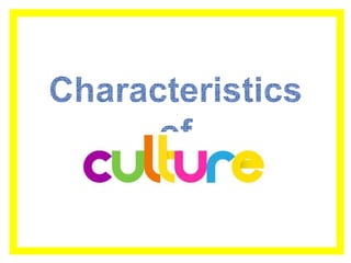 General Introduction to Culture | PPT