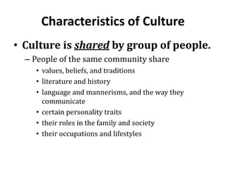 General Introduction to Culture | PPT