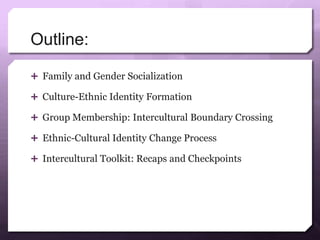 Culture and Ethnic Identities by Ting-Toomey and Chung | PPTX
