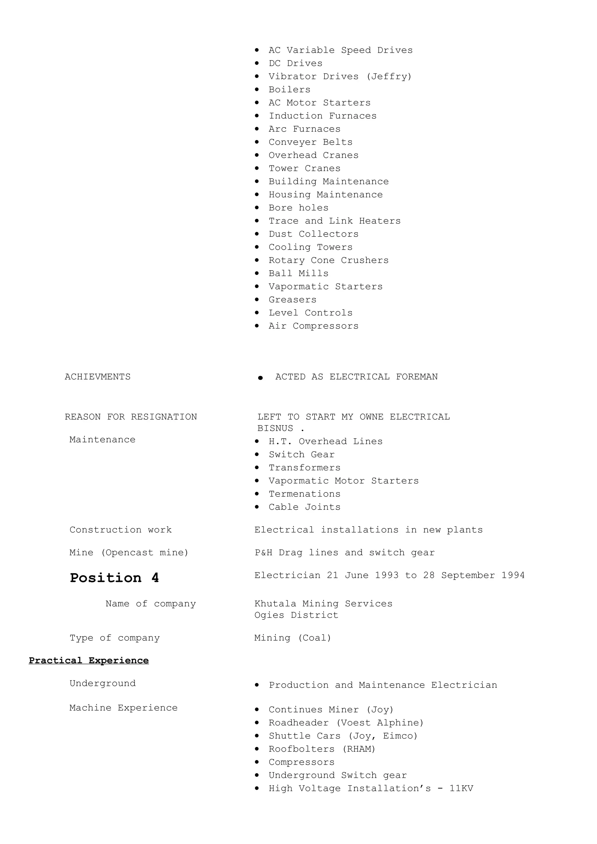 1 curriculum vitae_marius_engelbrecht_electrcian | DOC | Indoor Environmental Quality | Home ...