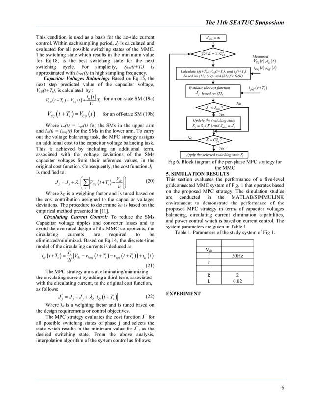 1cv Model Predictive Control Method For Modular Multilevel Converter Applications Pdf