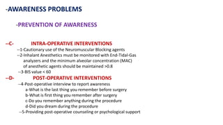 1d awareness problem during operation | PPTX