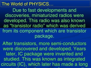 1d physics (discoveries) | PPT