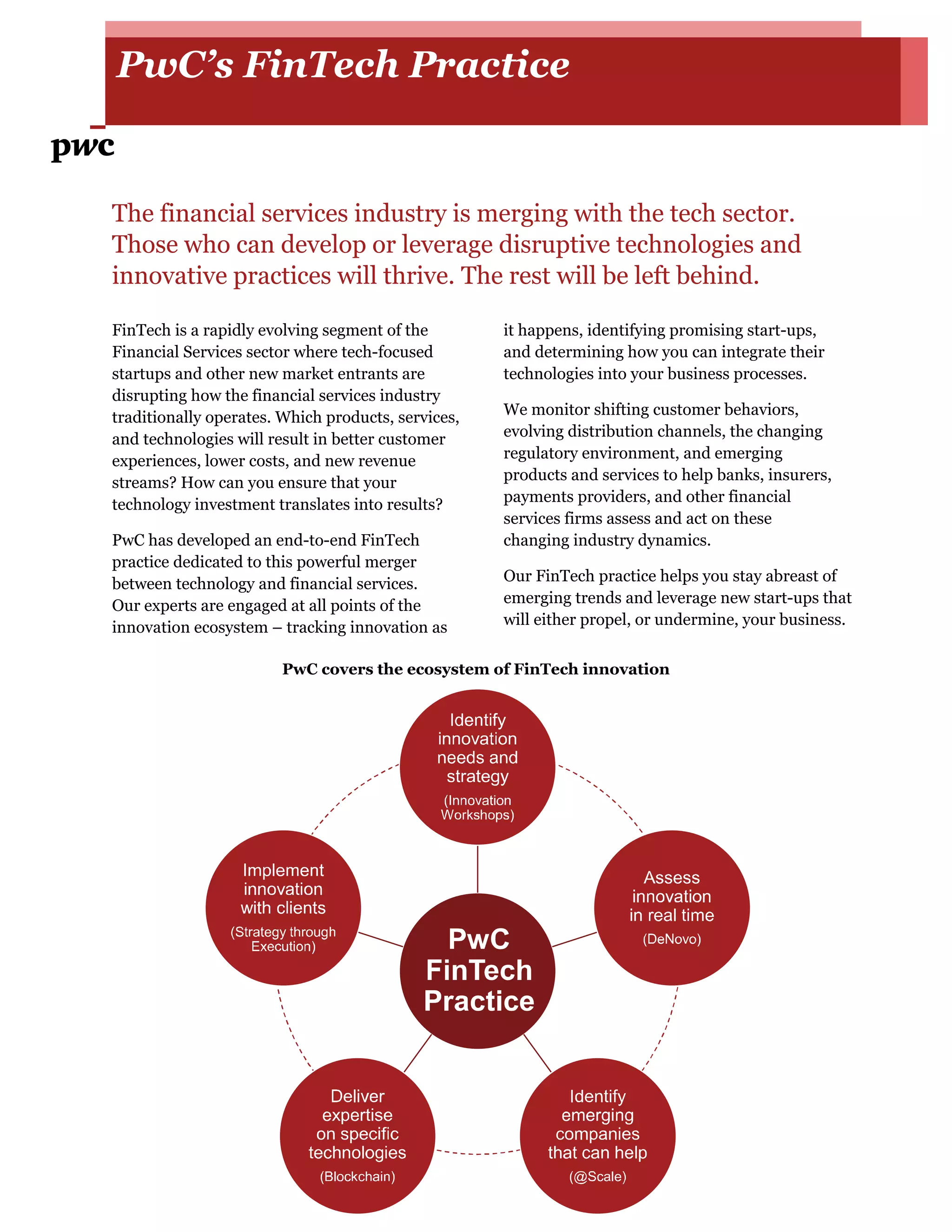 FinTech Overview Brochure (1) | PDF