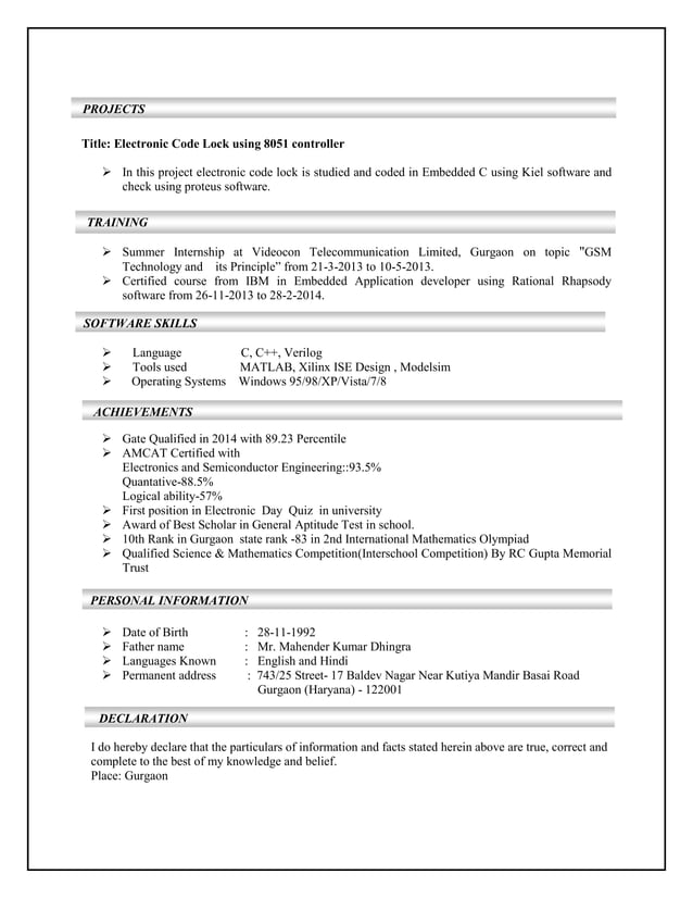 bhawnaresume23 | PDF