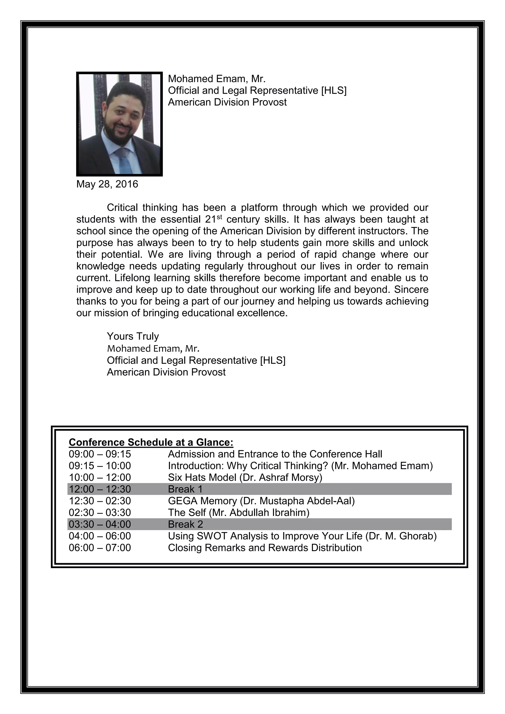 Conference Handbook | PDF