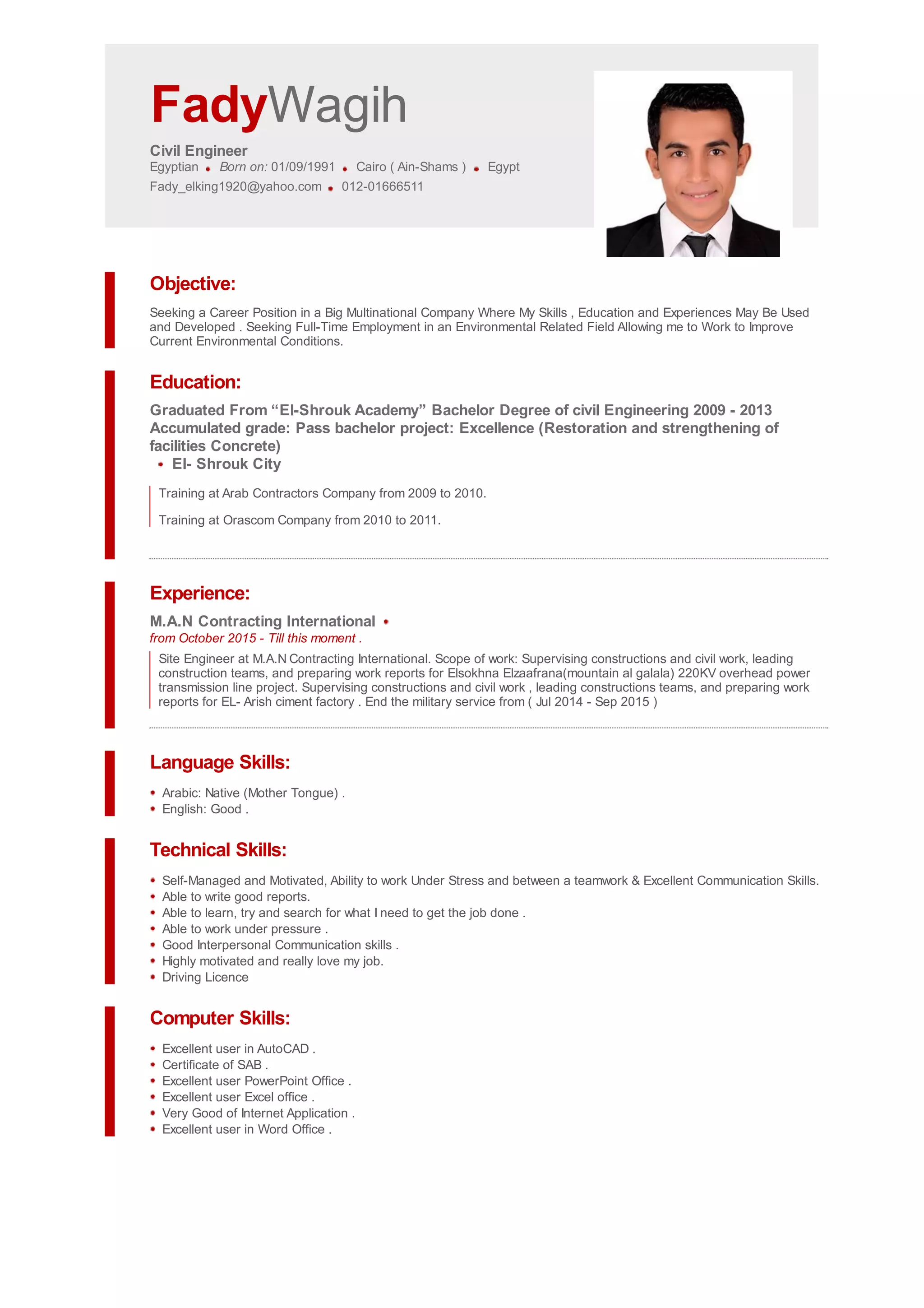 CurriculumVitae (1) | PDF | Civil Engineering Industry | Industries