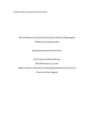 Instructional Coaching | PDF