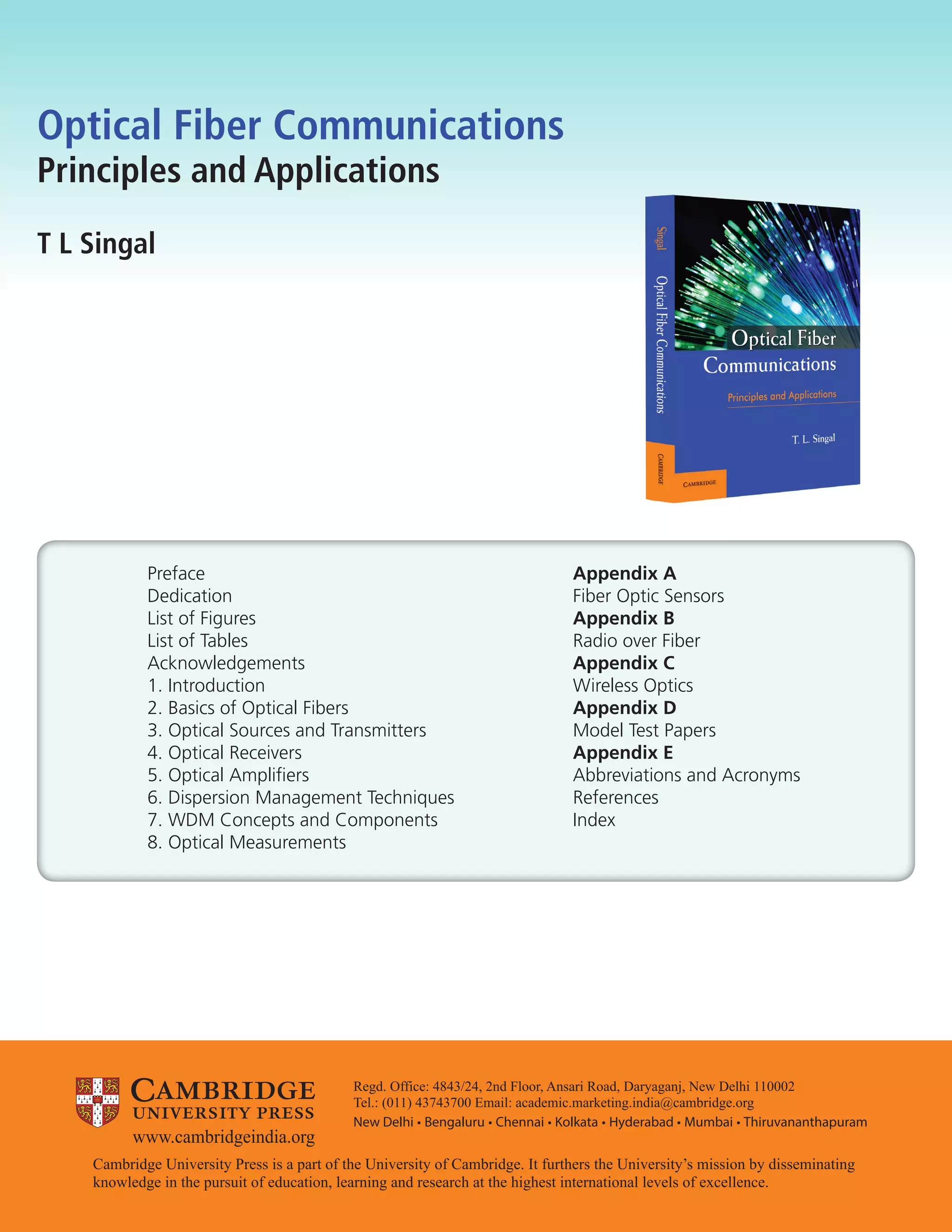 T L Singal's Optical_Fiber_Communications_leaflet | PDF