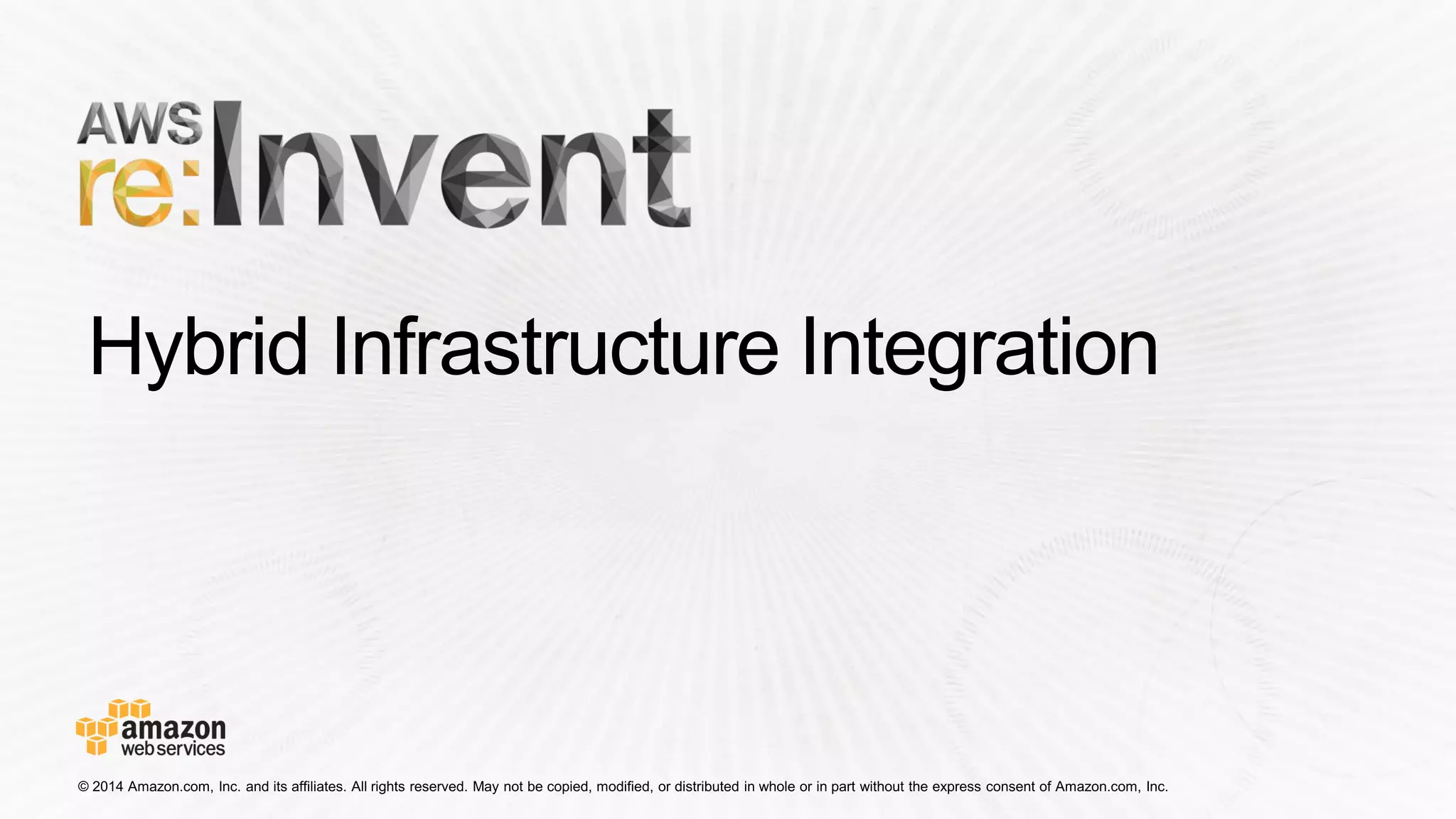 Hybrid Infrastructure Integration v1 | PPT