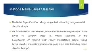 SISTEM PAKAR PENGENALAN GEJALA DINI PENYAKIT EPILEPSI PADA ANAK MENGGUNAKAN METODE NAIVE BAYES | PPT