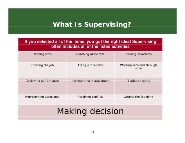 SUPERVISING IN THE WAREHOUSE - TRAINING - BRIGHT SAMUEL