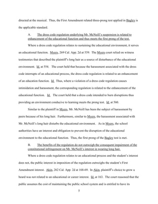 Law School Writing Sample - Interoffice Memorandum