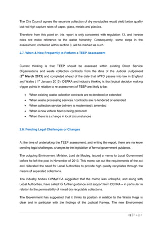 APPENDIX 1 TEEP REPORT | PDF