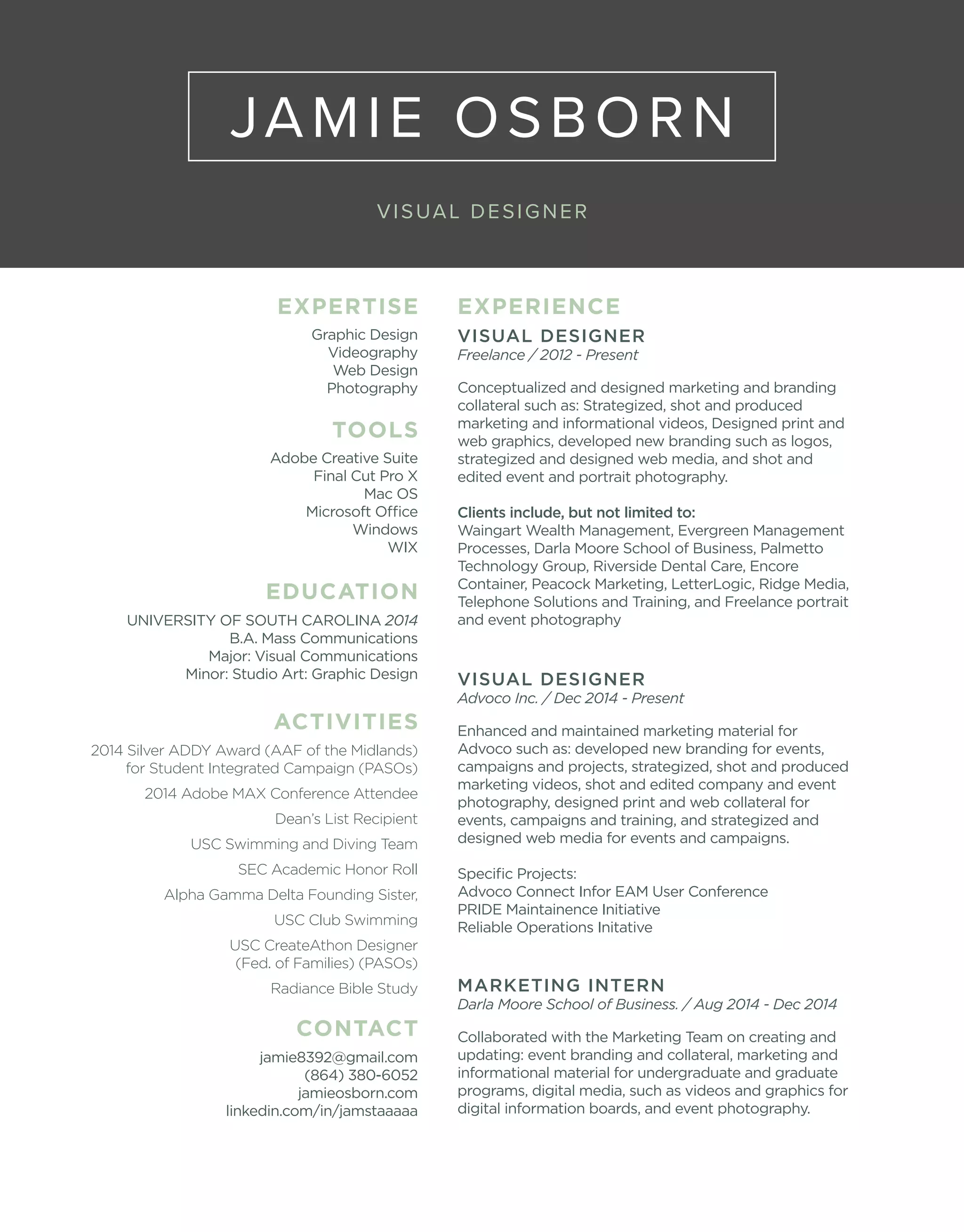 JamieOsborn_Resume_2016 | PDF