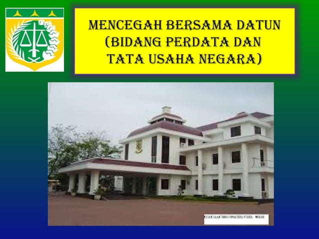 paparan jaksa muda perdata dan tata usaha negara (jamdatun) | PPTX