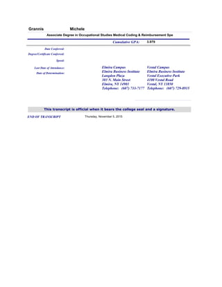 Transcripts (1) | PDF