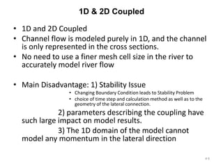 1 d & 2d Hydraulic modelling | PPSX