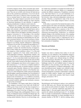 Spatiotemporal Analysis of Bacterial Diversity in Sediments | PDF
