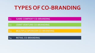 How can companies combine products to create strong co-brands or ...