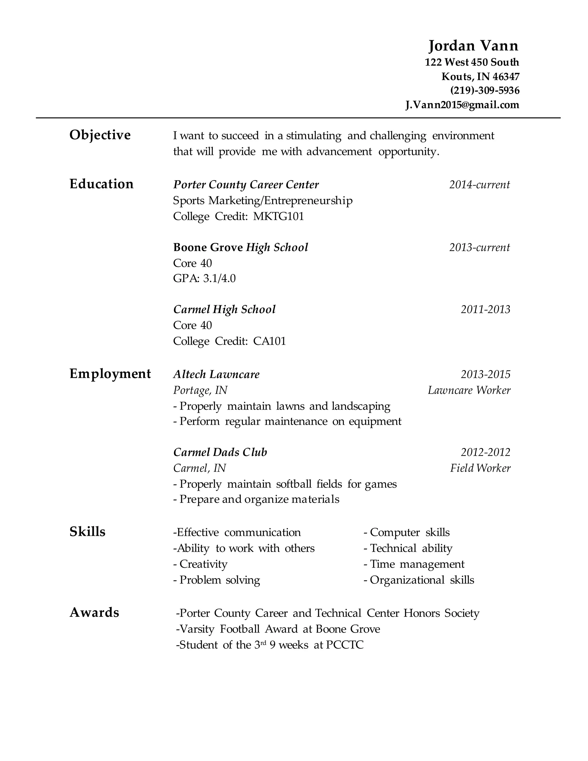 Resume Template PDF resume-template-pdf