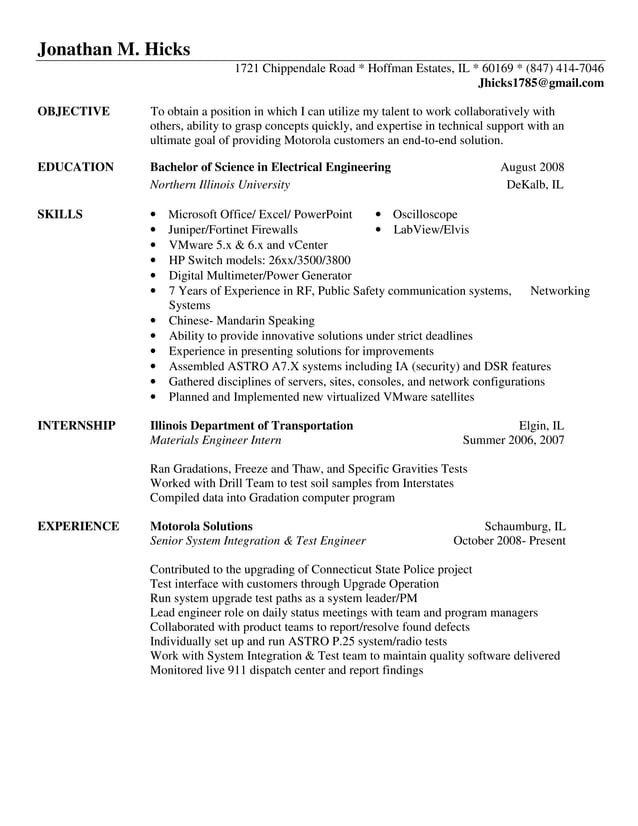 Jonathan Hicks resume | PDF | Computer Software and Applications | Computing