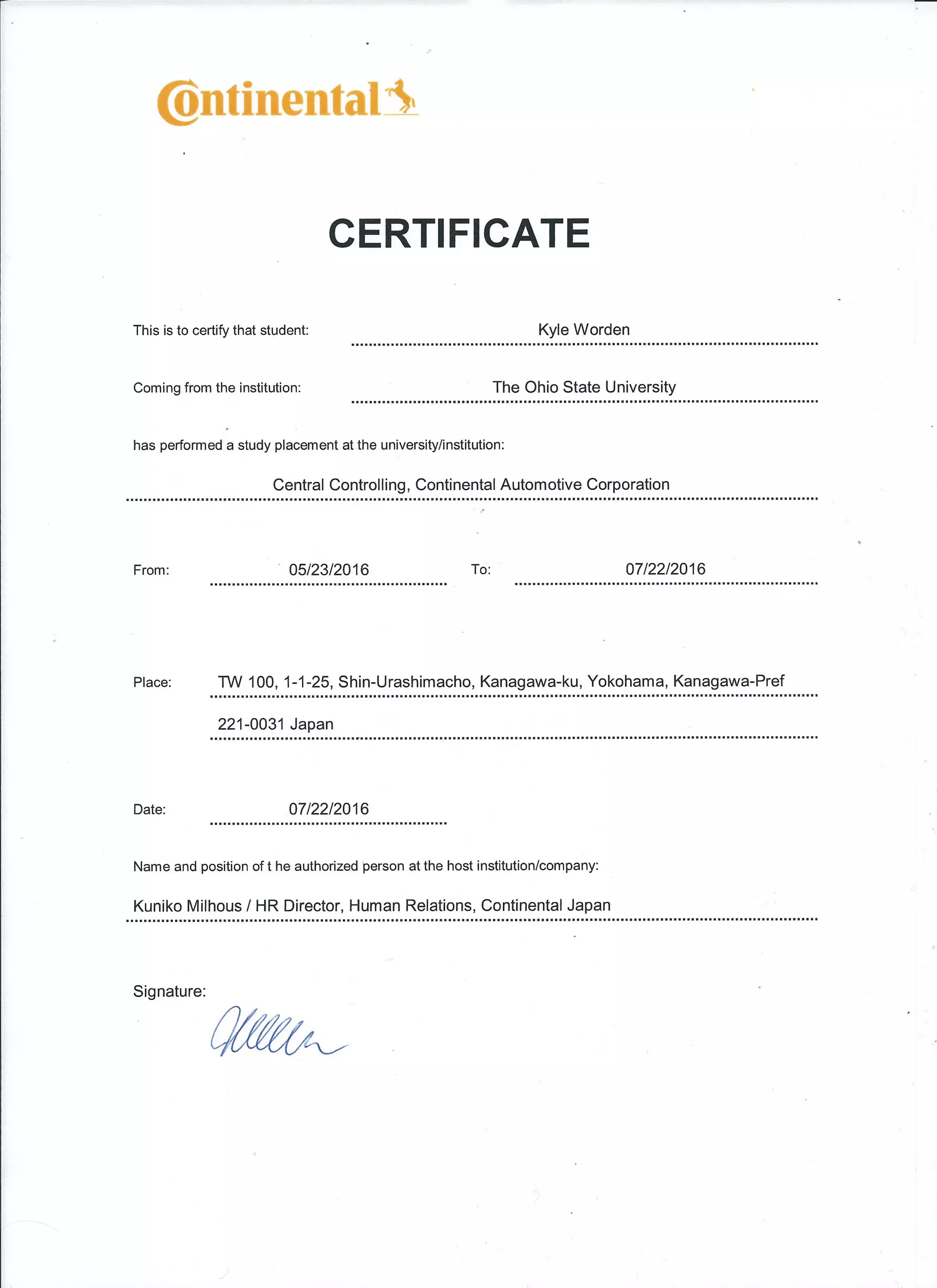 ContiCertificate | PDF