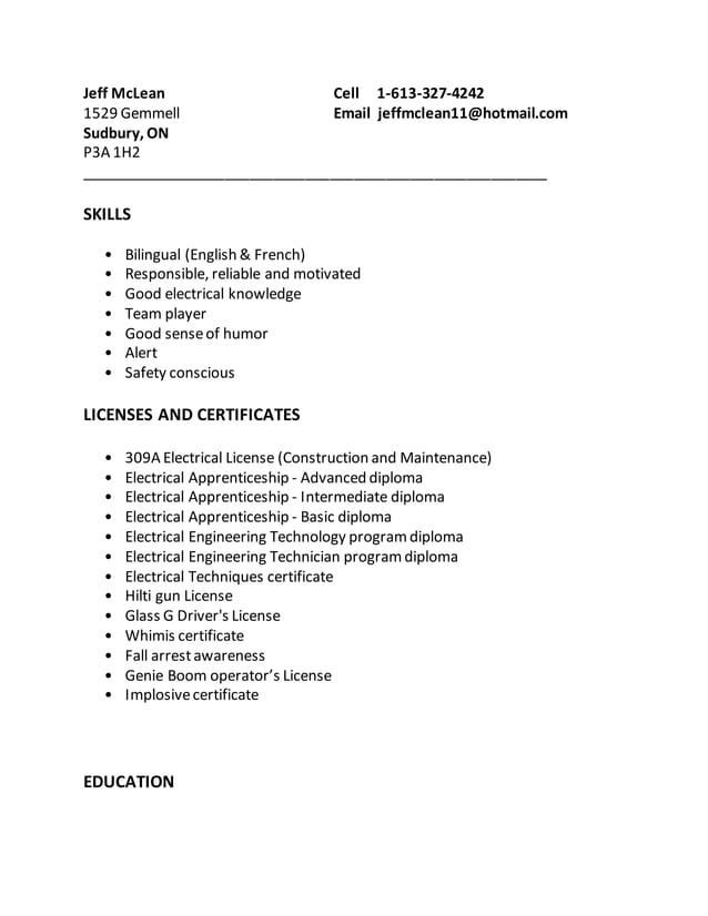 Jeff resume updated | DOCX