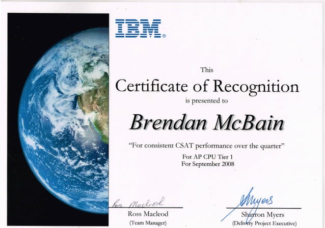 IBM Certificate | PPT