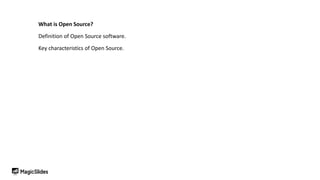 open source what is it ? made by chat gpt plugin | PPT