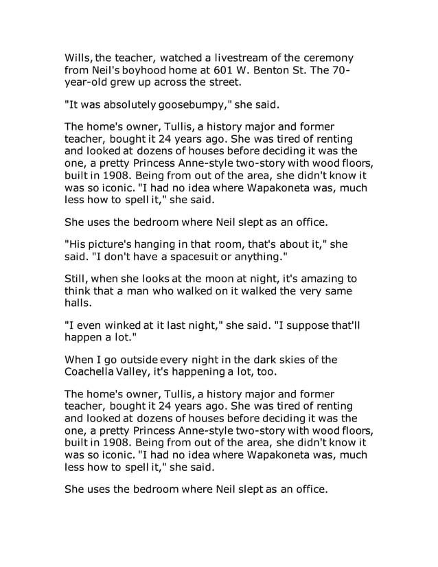 Neil Armstrong death story | PDF