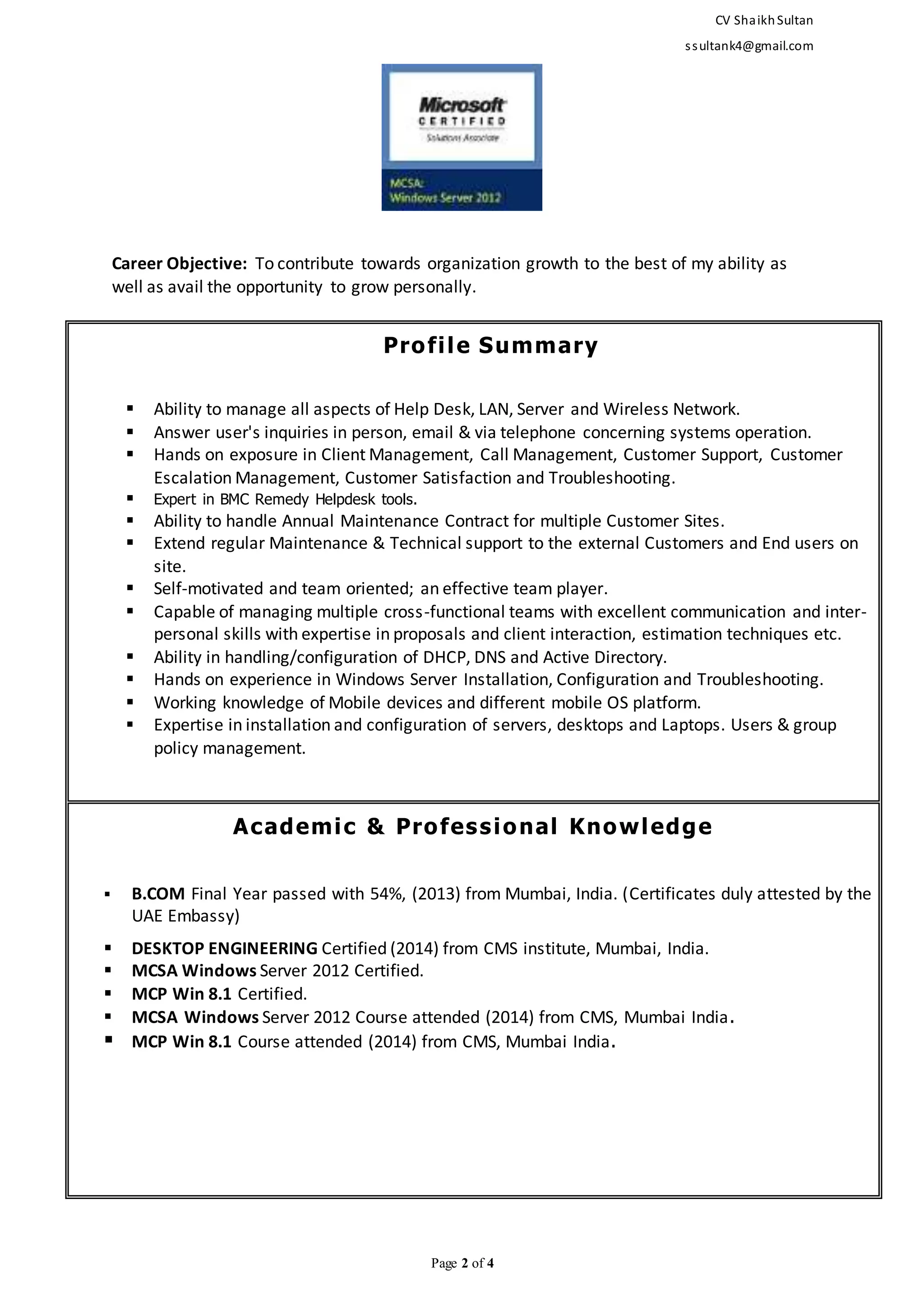 sultan cv & cover letter | PDF