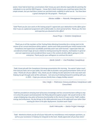 Compliance Testimonials | PDF
