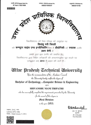 Degree (B.Tech.) | PDF