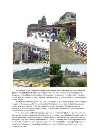 Travelogue: On the trail of Adi Shankara Bhagavatpada | PDF