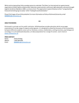 Laura Petty Press release | DOCX