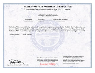 State of OH Dept of ED Sub License | PDF