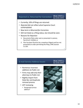 Presentation_on_E-FIling_for_Family_Law_CLE_2014 | PDF