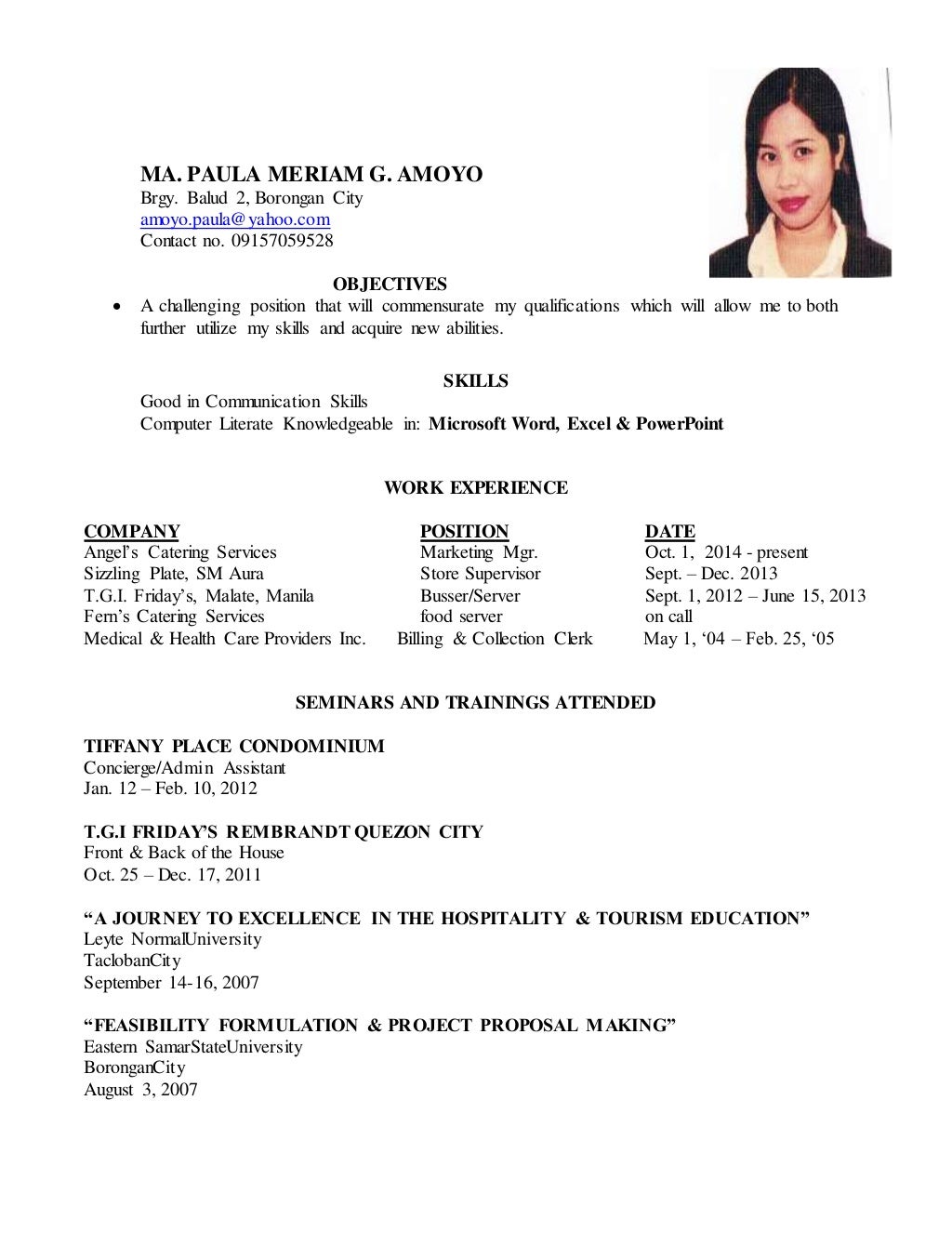 ma.paula meriam resume