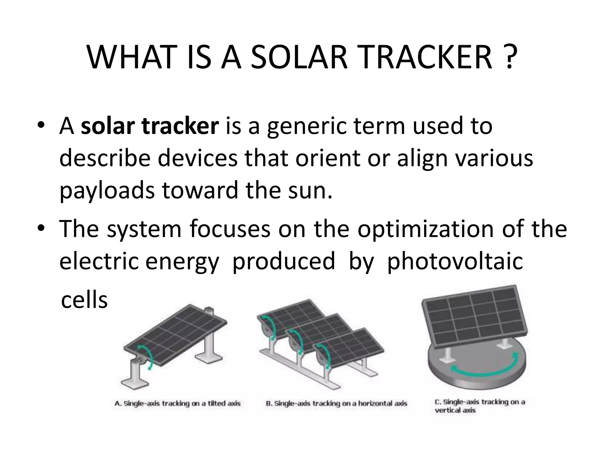DESIGN AND DEVELOPMENT OF SUN TRACKER SOLAR POWER | PPTX