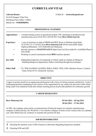 Ashwani Kumar new | DOC | Off-Road Vehicles | Auto Body Styles