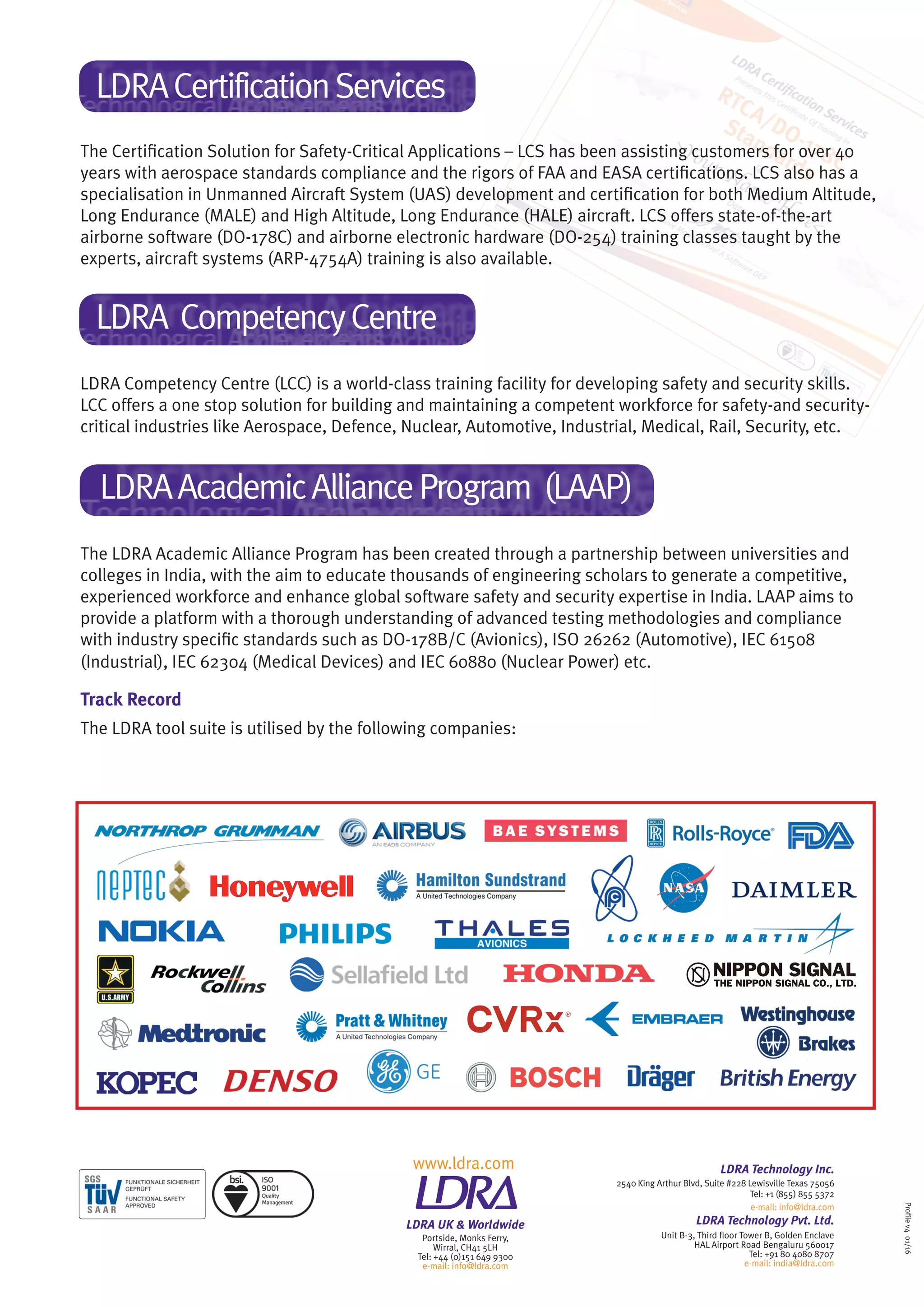 LDRA Company Profile | PDF