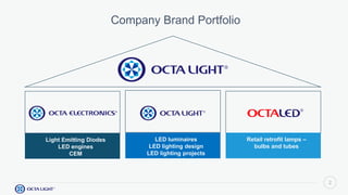 OCTA LIGHT Company Presentation Q3 2016 | PDF | Manufacturing Industry ...