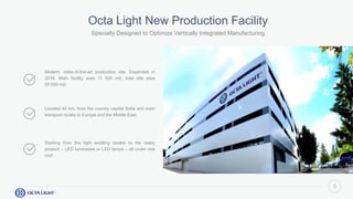 OCTA LIGHT Company Presentation Q3 2016 | PDF | Manufacturing Industry ...